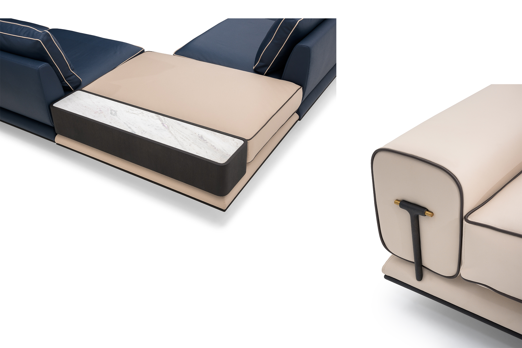 Blues modular sofa | Turri | Made in Italy